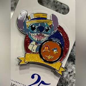 Disney | Accessories | Disney Stitch Pin Pin Trading 25th Anniversary ...